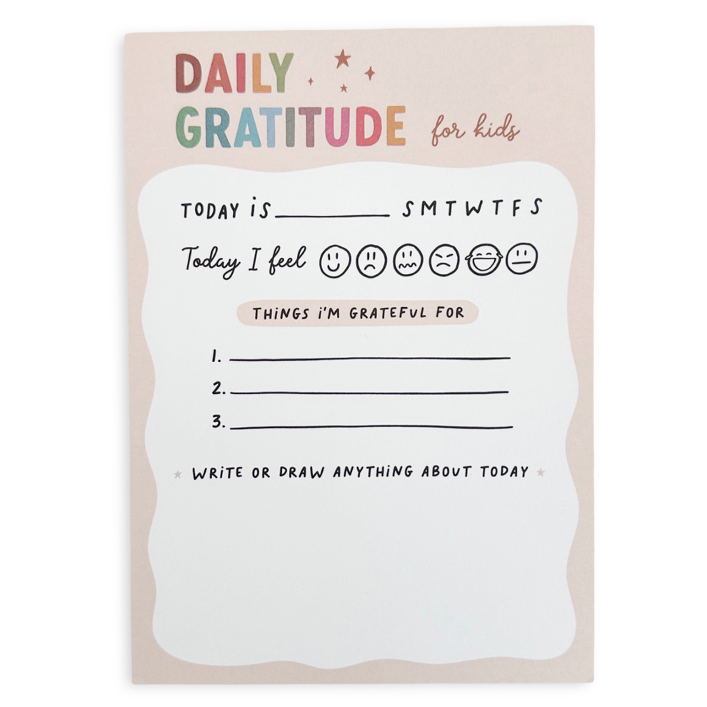 Daily Gratitude For Kids Notepad – Cherrypick